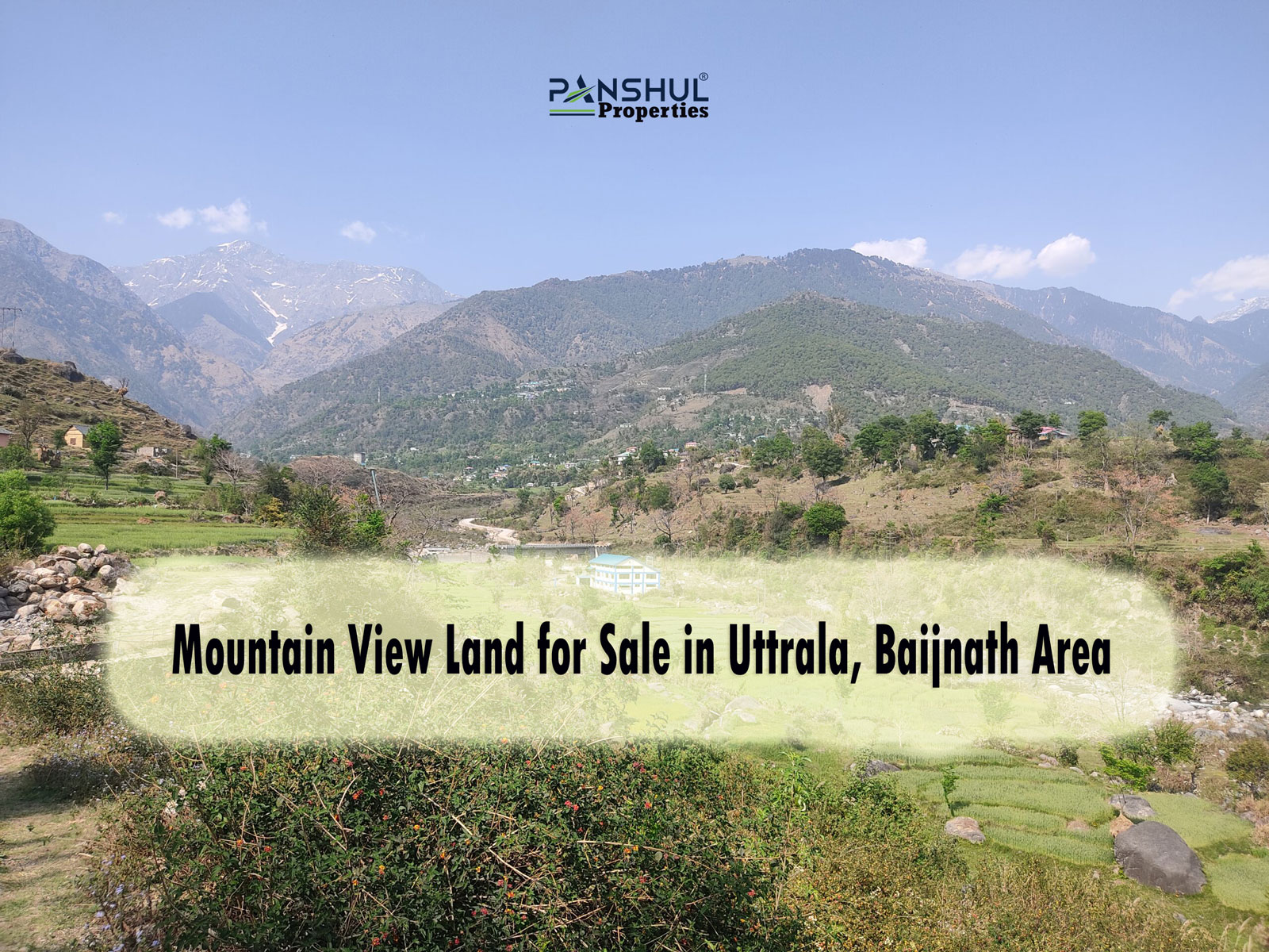 Mountain view land in Uttrala, Baijnath - Panshul® Properties